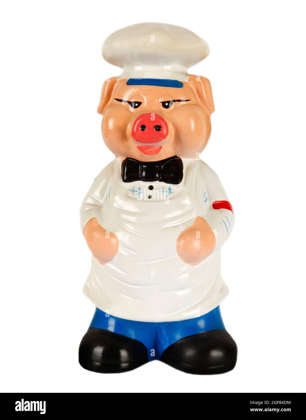 Nice Pig chef isolated on white background Stock Photo - Alamy