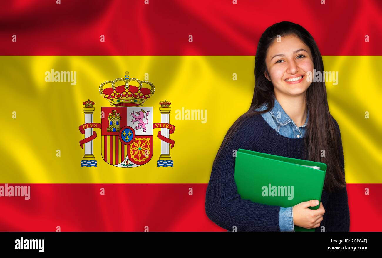 Spanish schoolgirl hi-res stock photography and images - Alamy