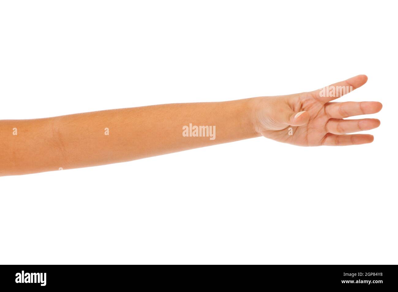 Detail of the arm of a ballet dancer on white Stock Photo - Alamy