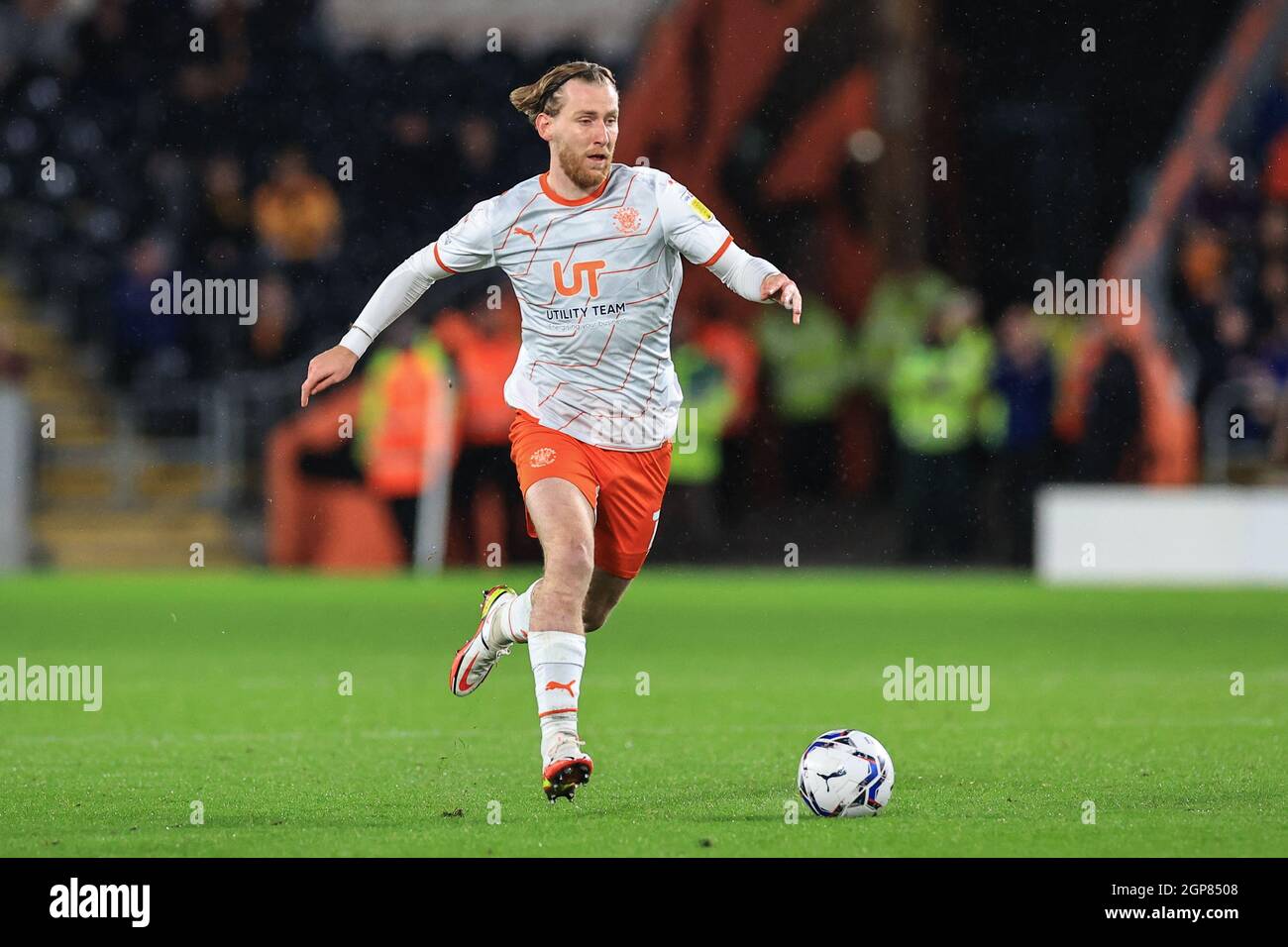 Josh Bowler #11 of Blackpool in action during the game Stock Photo - Alamy