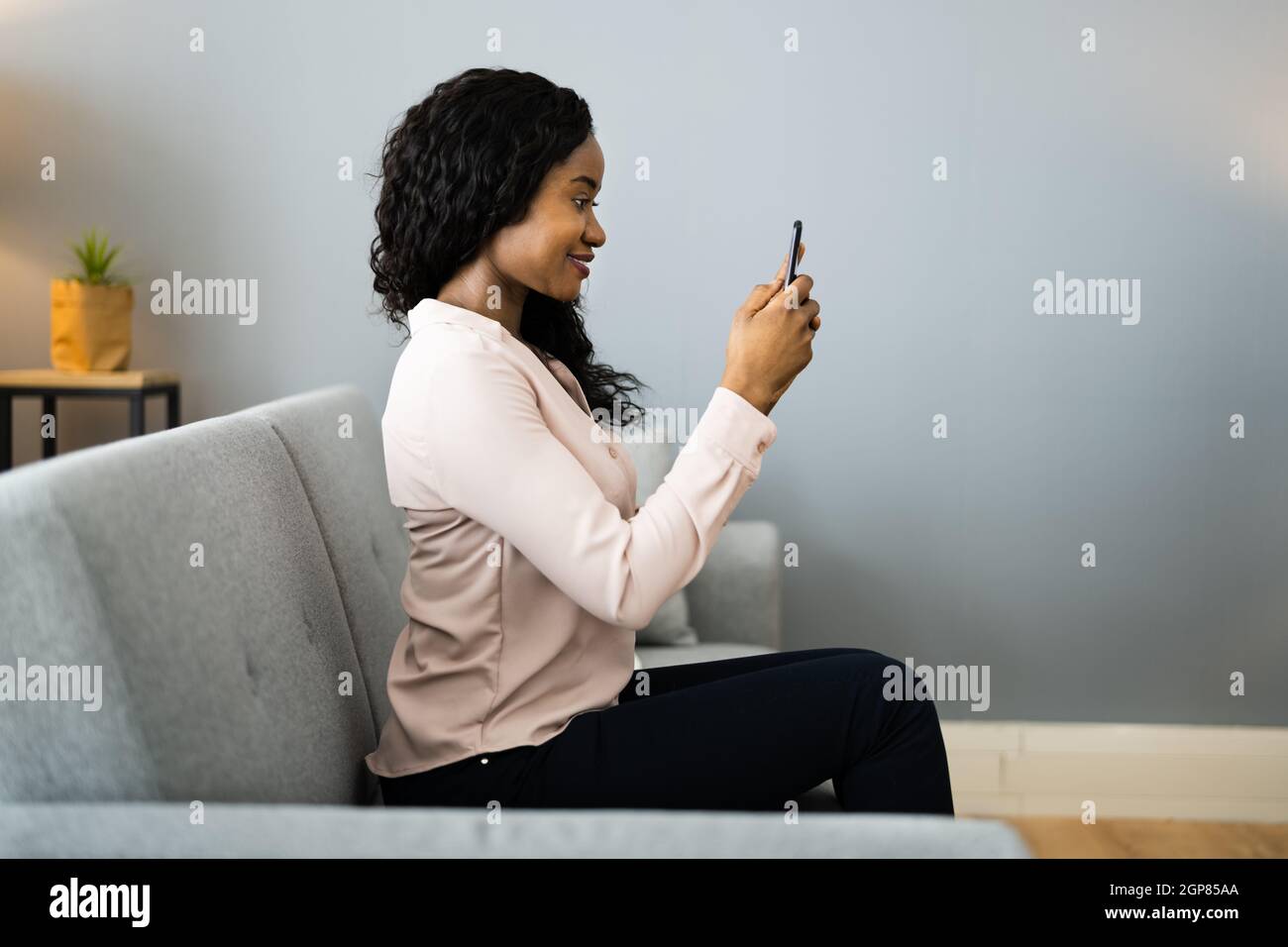 African smartphone isolated problem hi-res stock photography and images ...