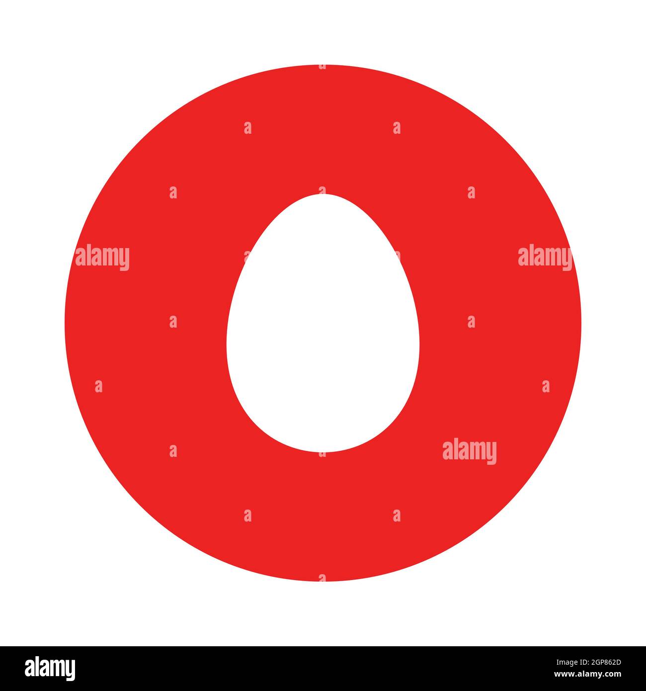 Egg and circle Stock Photo - Alamy