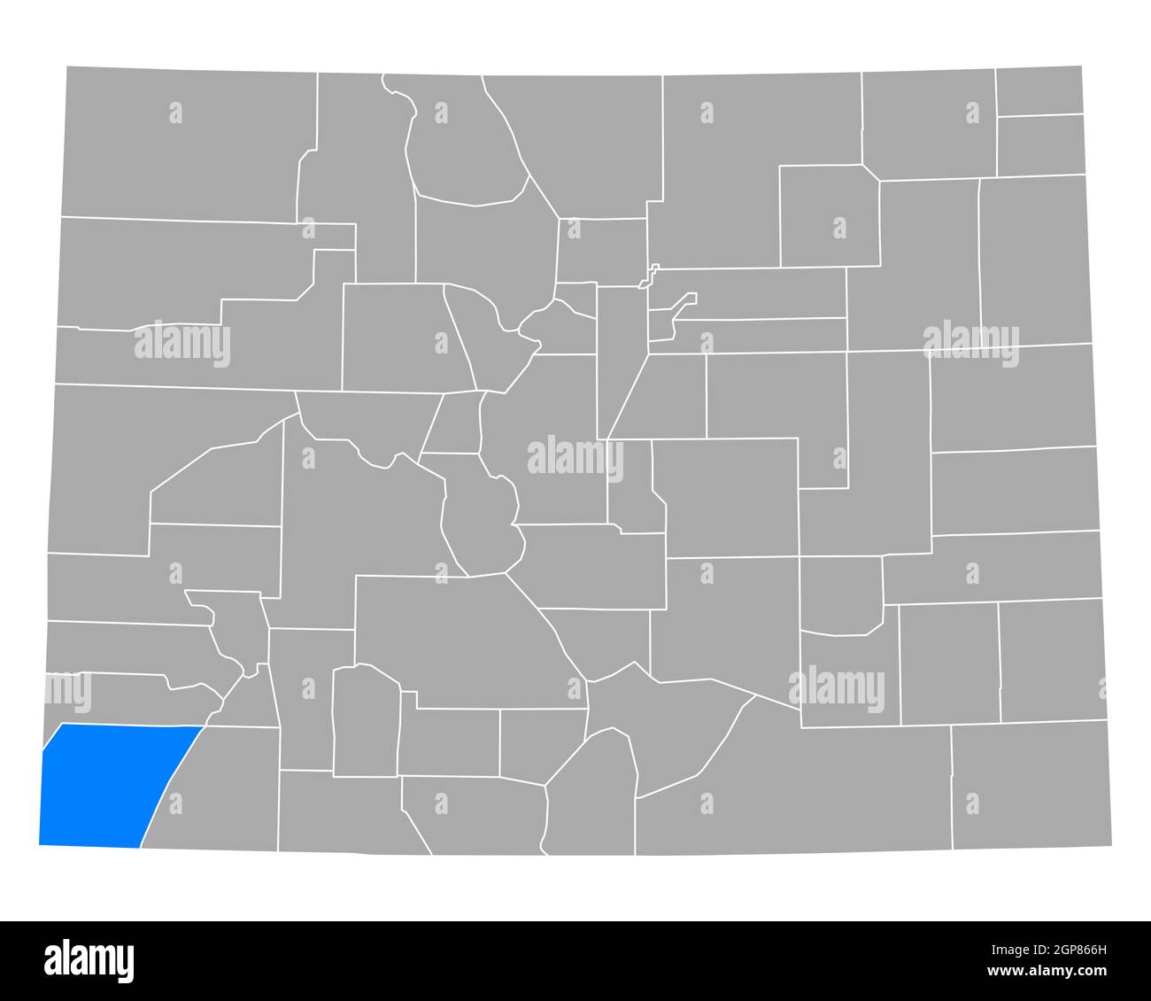 Map of Montezuma in Colorado Stock Photo - Alamy