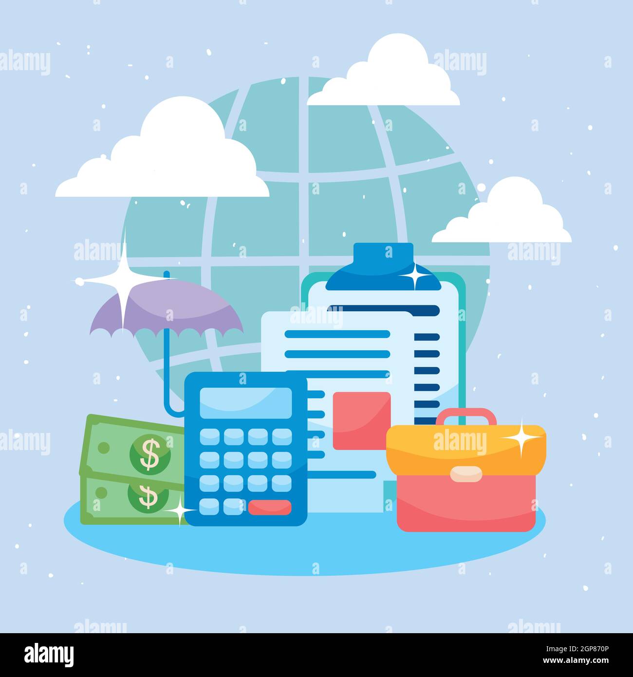 Liability icon set on blue background Stock Vector Image & Art - Alamy