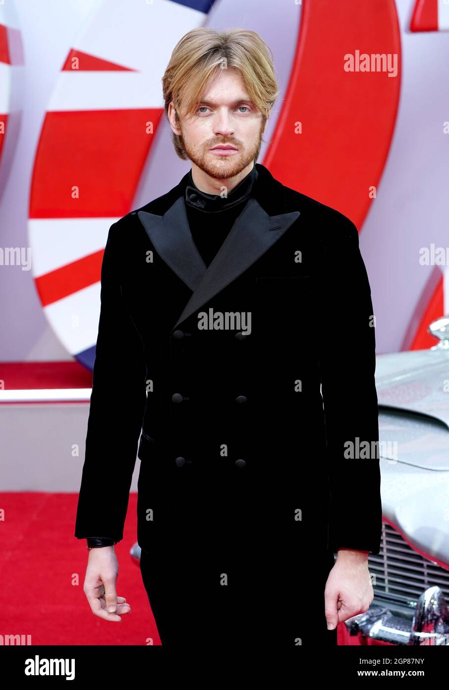 Finneas attending the World Premiere of No Time To Die, at the Royal ...
