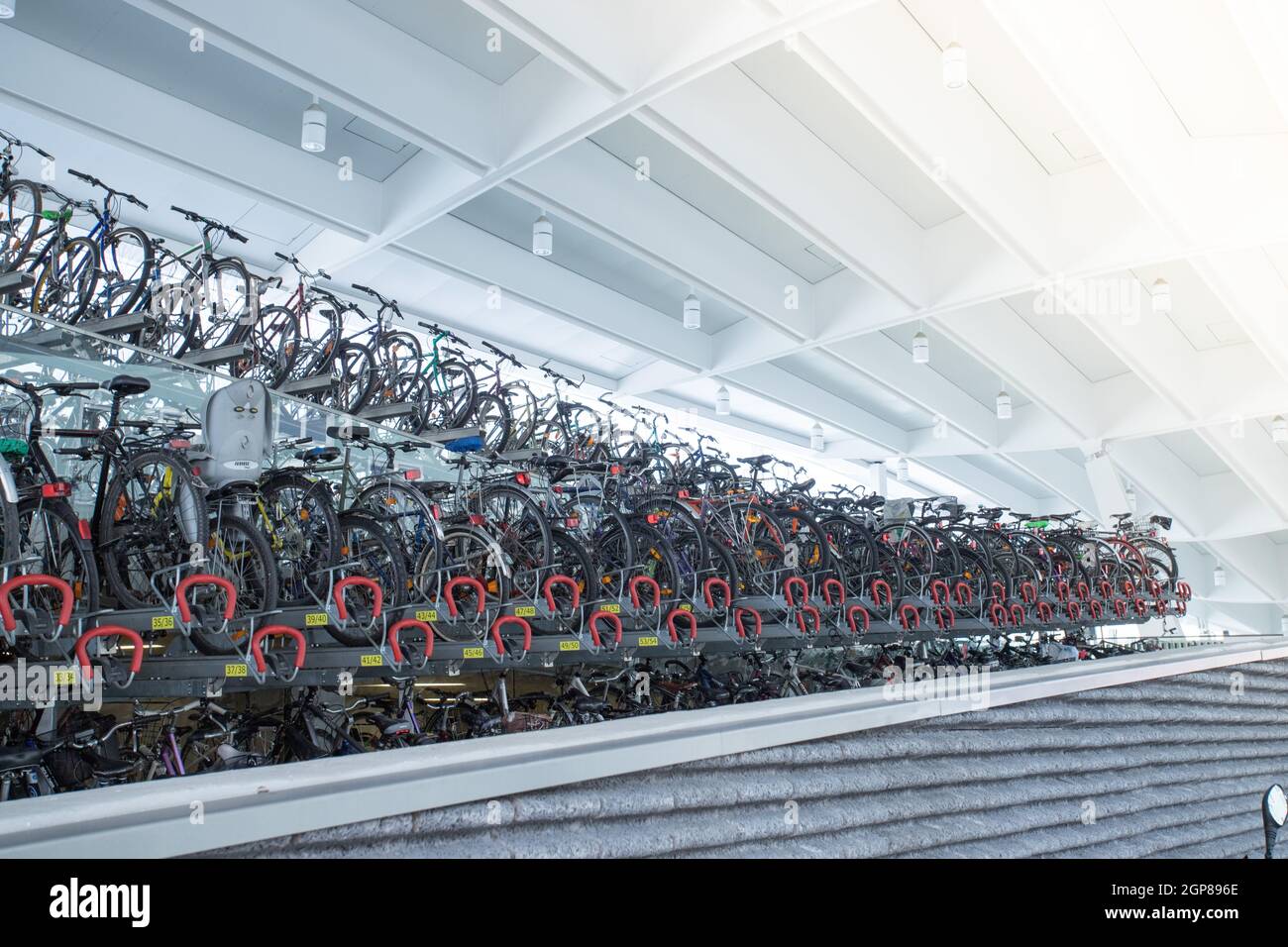 Bicycle rack on train hi-res stock photography and images - Alamy