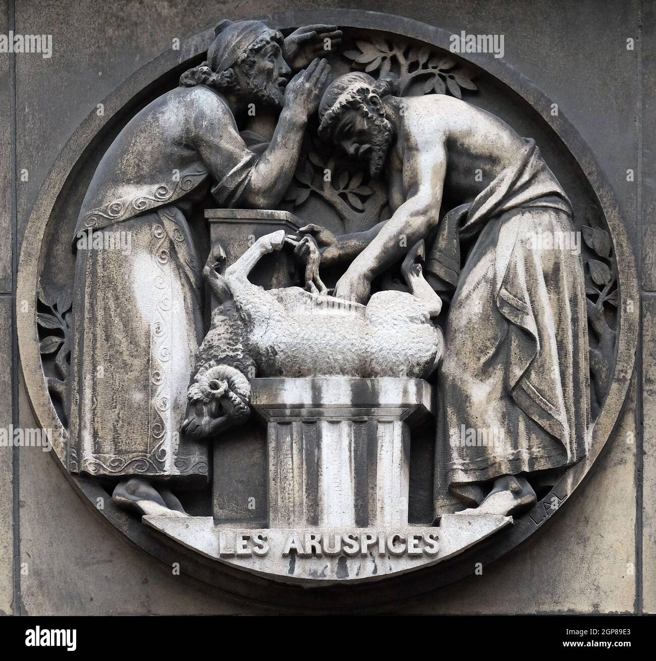 Aruspices, a priest in ancient Rome who practiced divination by the ...