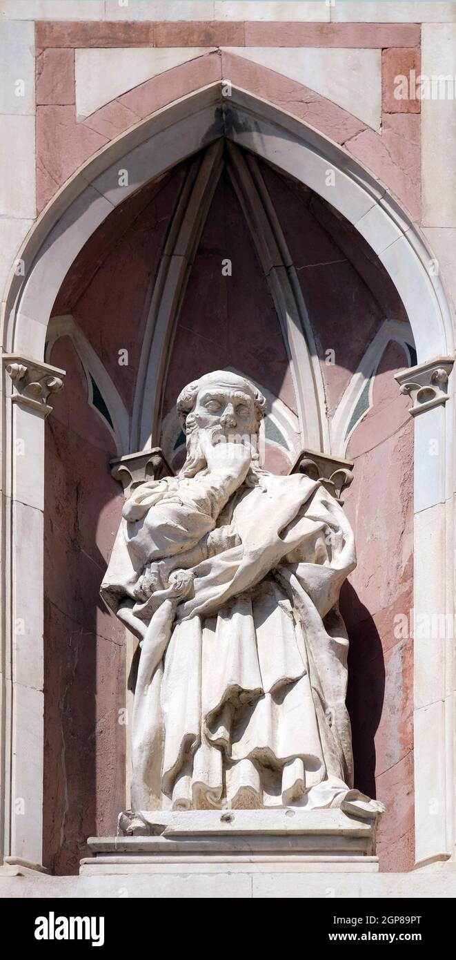 Il Pensatore (The Thinker) by Donatello, Campanile (Bell Tower) of ...