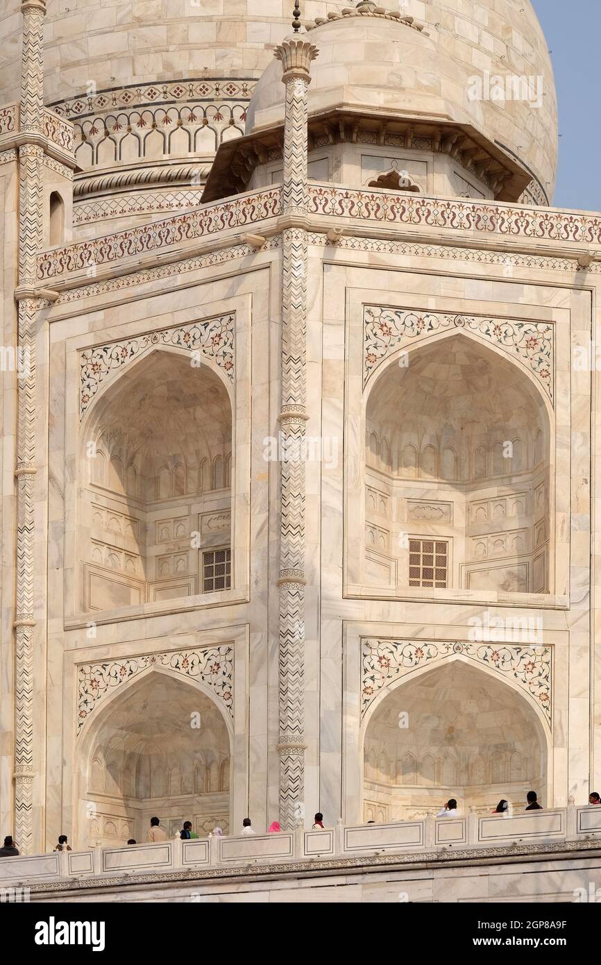 Taj Mahal (Crown of Palaces) in Agra, Uttar Pradesh, India Stock Photo ...