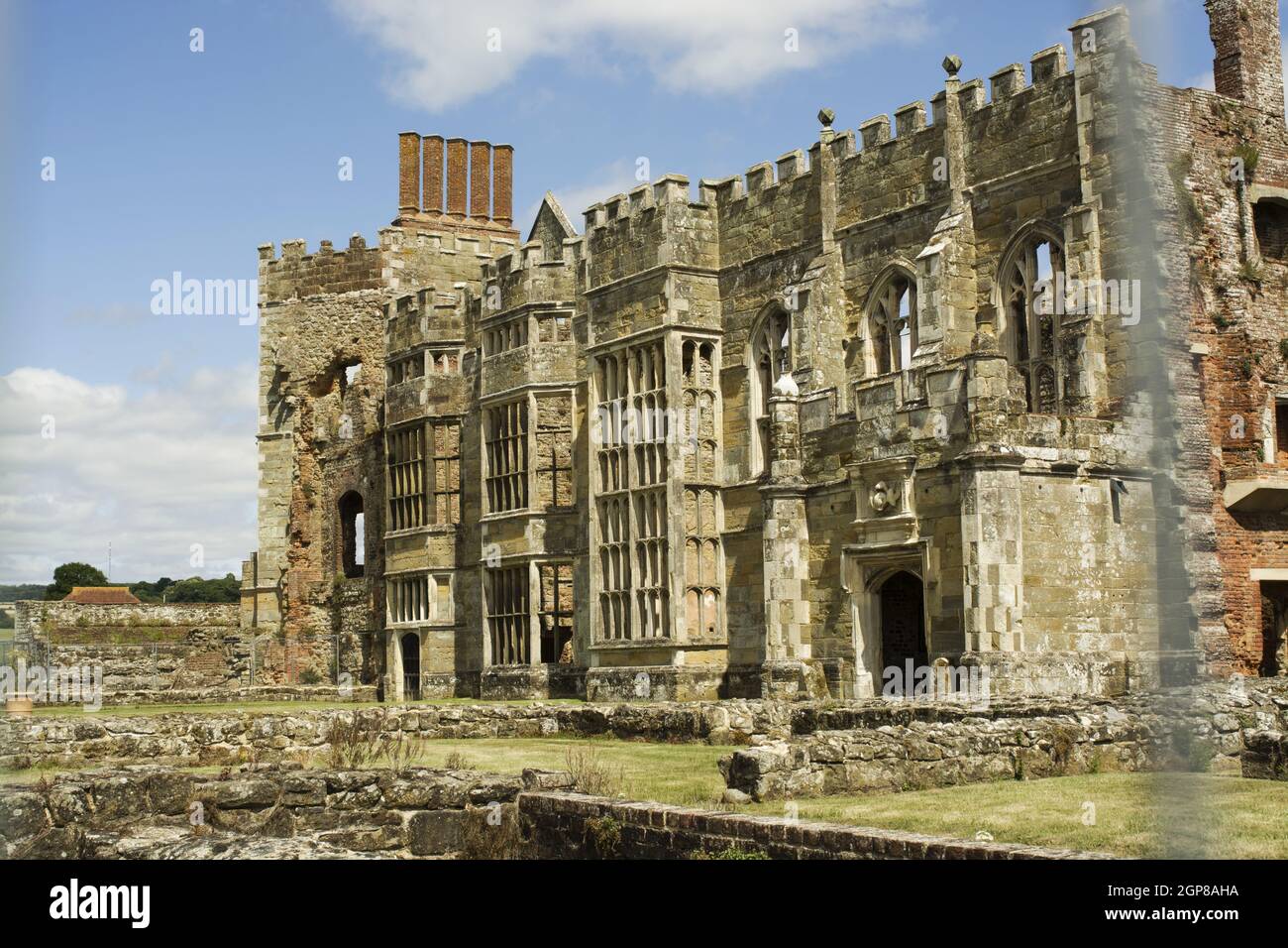 Midhurst Castle Cowdray Park, Tudor nobleman's mansion Stock Photo - Alamy