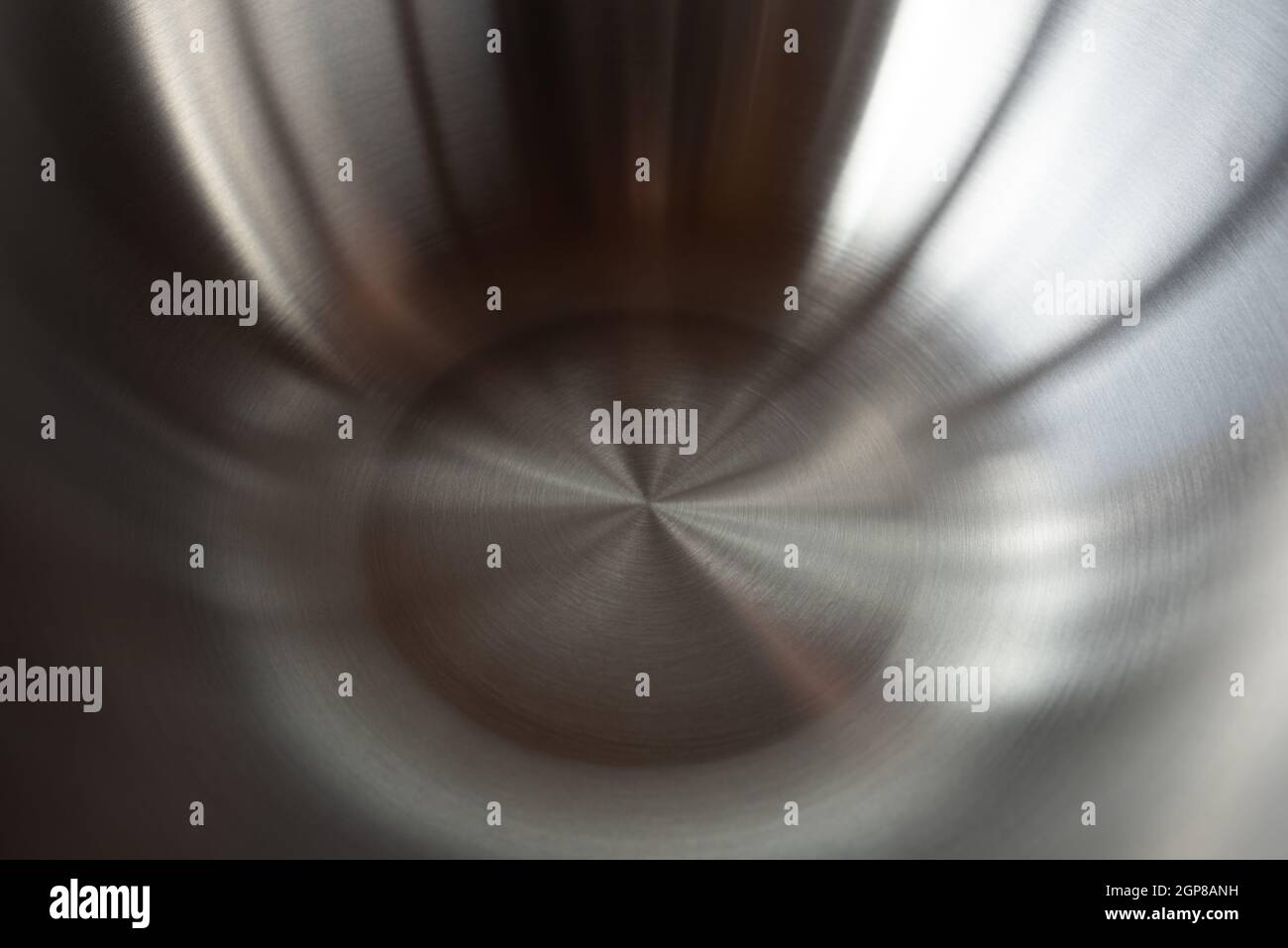 Shiny round brushed stainless steel metallic surface. background mit ...