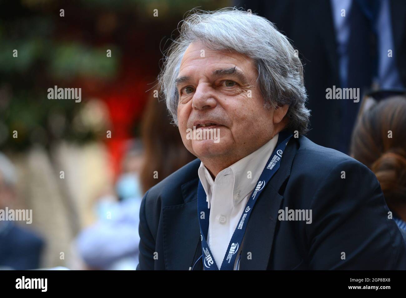 Rome, Italy. 28th Sep, 2021. Renato Brunetta, Minister Credit ...