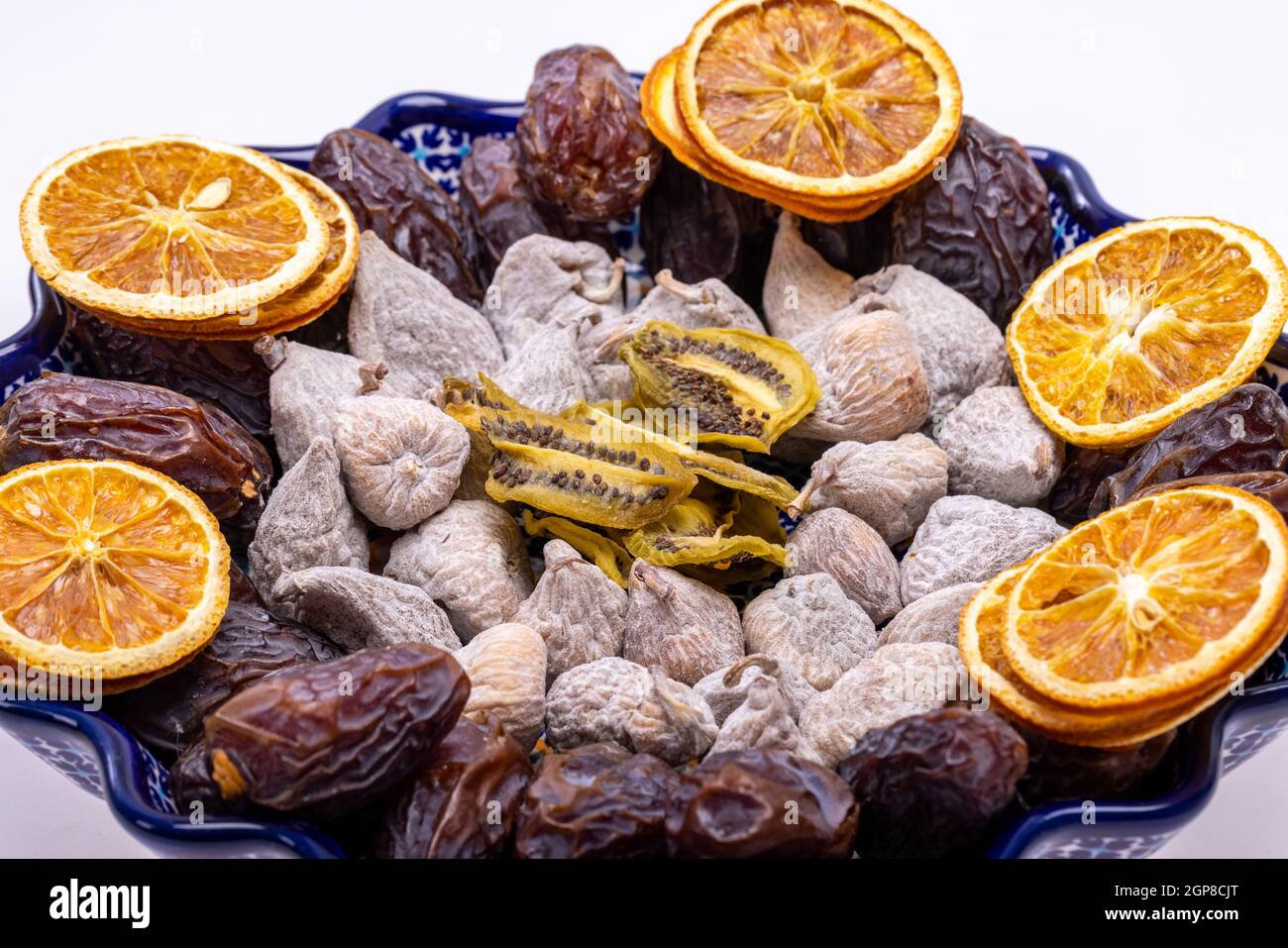 Set of dried tropical fruits. A healthy and nutritious snack and an ...