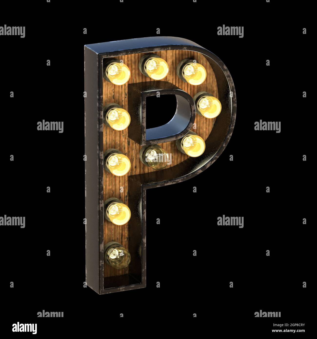 Illuminated Letter P High Resolution Stock Photography and Images - Alamy
