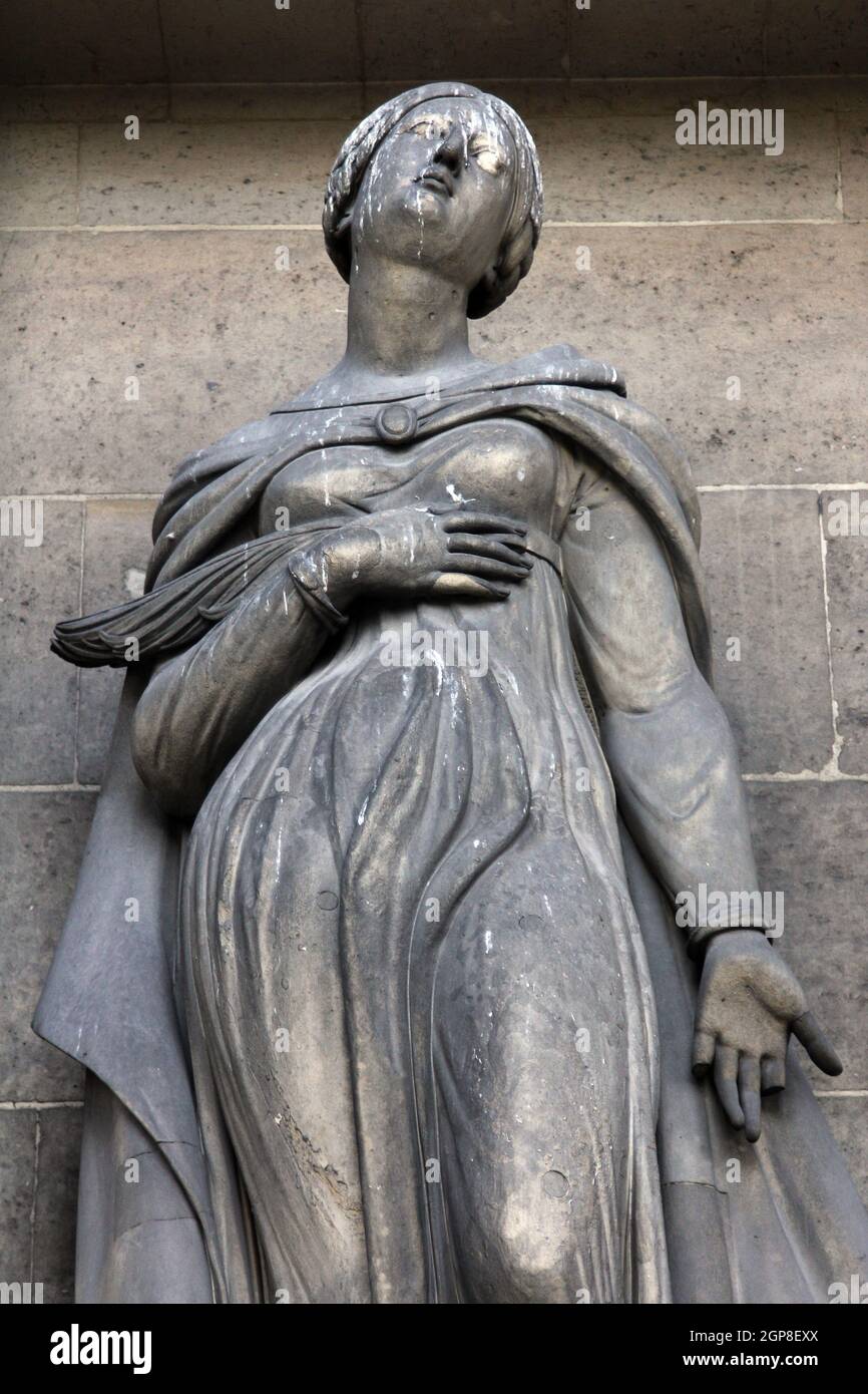 Saint Christina, Madeleine church in Paris Stock Photo - Alamy