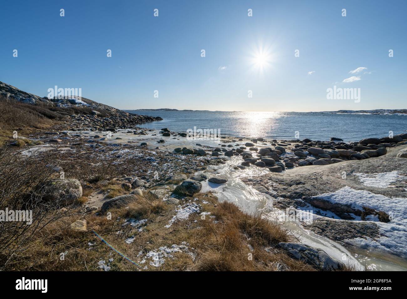 Vrango in winter, this island is part of Southern Gothenburg ...