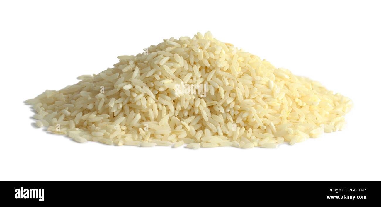 White rice background texture Cut Out Stock Images & Pictures - Alamy