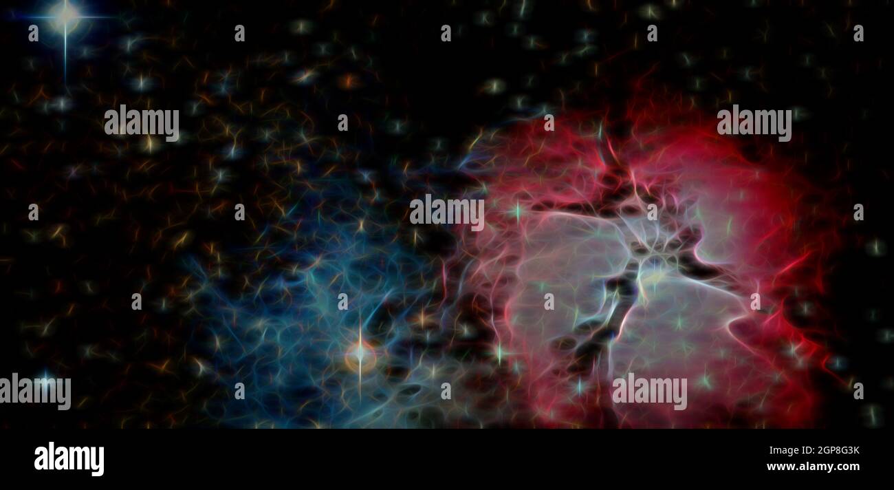 Space background with dark matter. Elements of this image furnished by ...