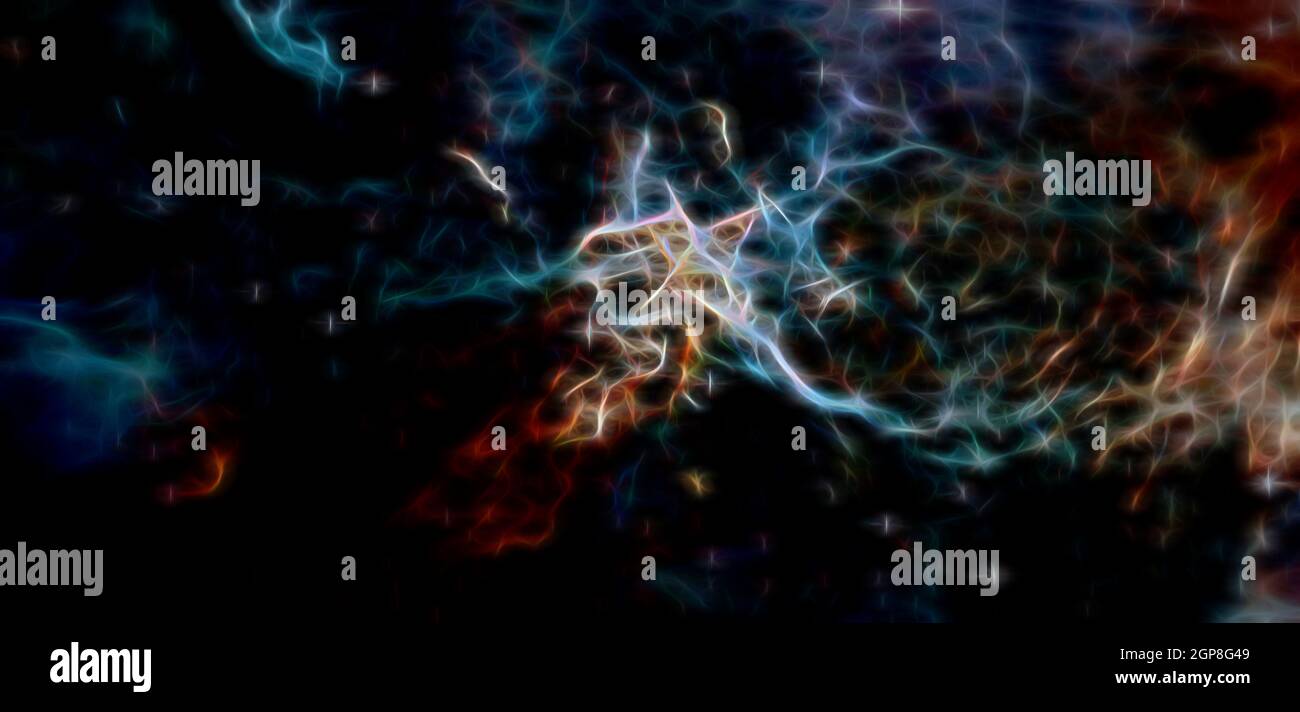 Space background with dark matter. Elements of this image furnished by ...