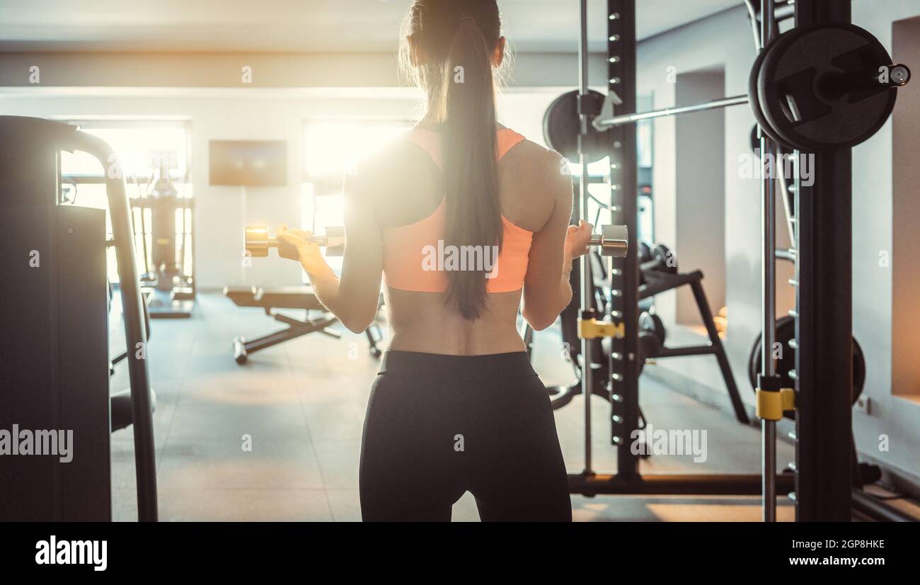Caucasian woman seen from behind hi-res stock photography and images ...