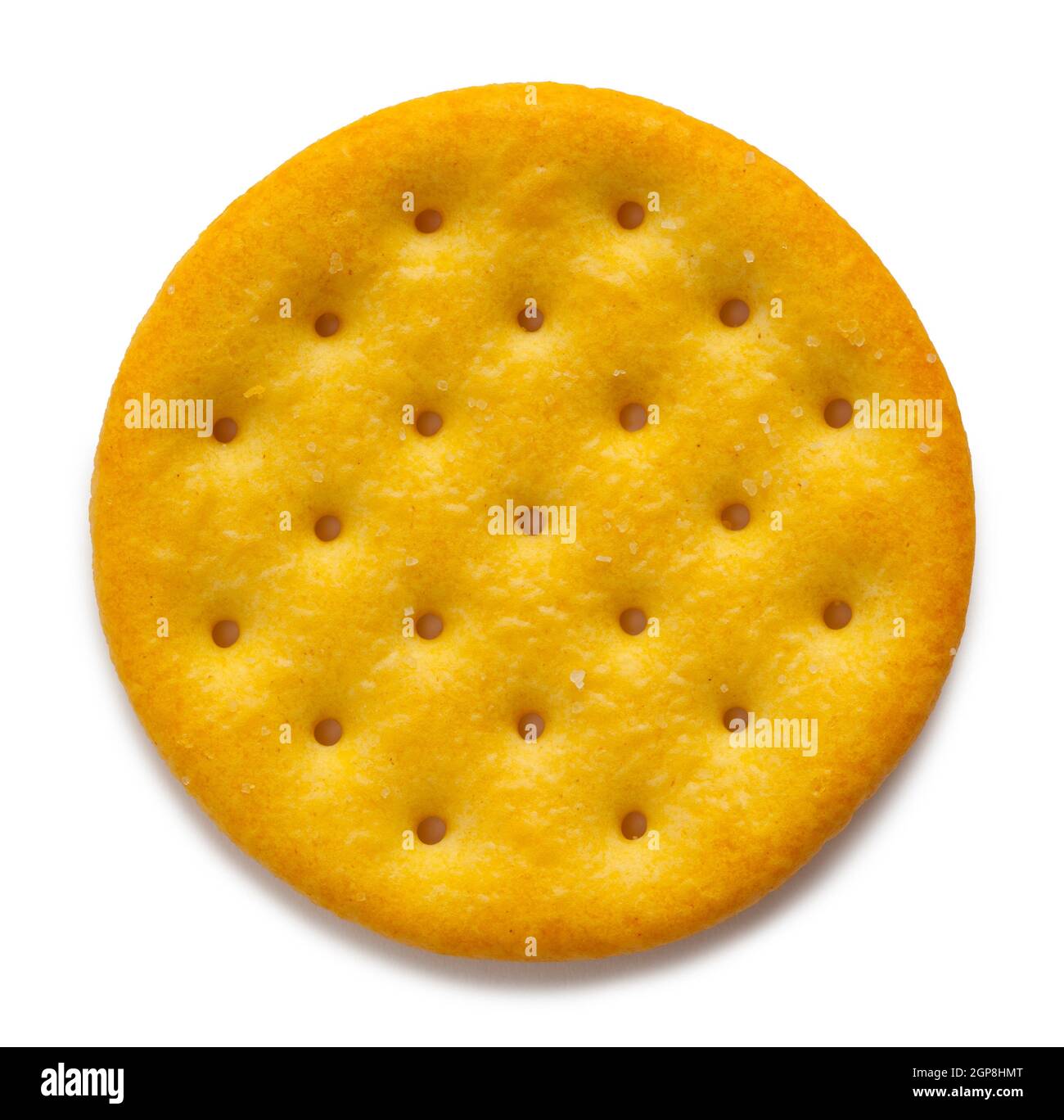 Round Baked Cracker Cut Out on White Stock Photo - Alamy