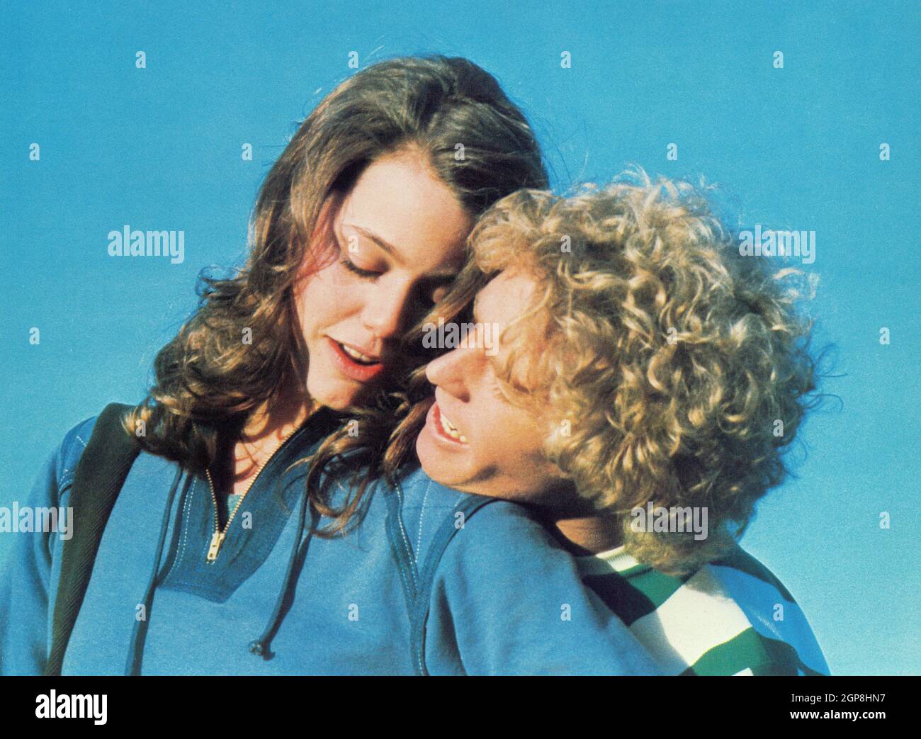 Susan Dey, William Katt, on-set of the Film, "First Love", Paramount Pictures, 1977 Stock Photo ...