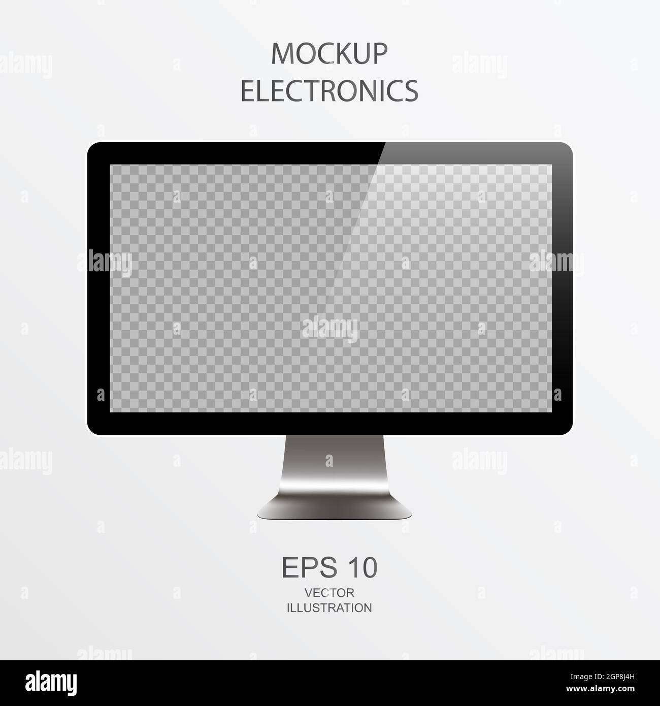 Silver computer monitor vector hi-res stock photography and images - Alamy