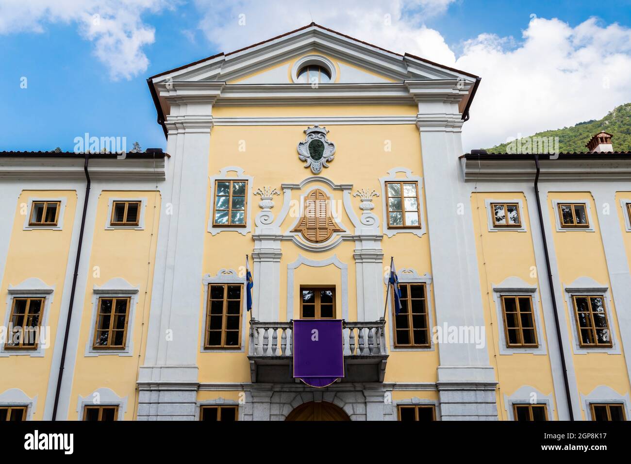 Vipava castle, Vipava valley in Gorice region, Slovenia Stock Photo - Alamy