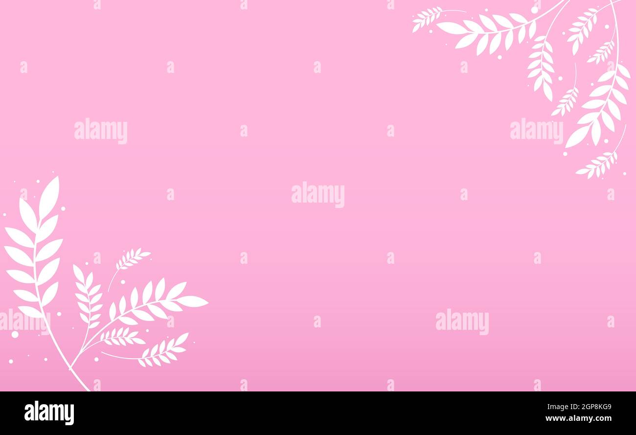 Abstract realistic background template with flowers - Vector ...