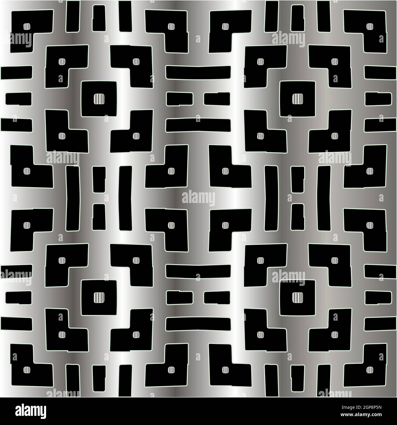 metal pattern on a black background. pattern for fabric, wallpaper ...