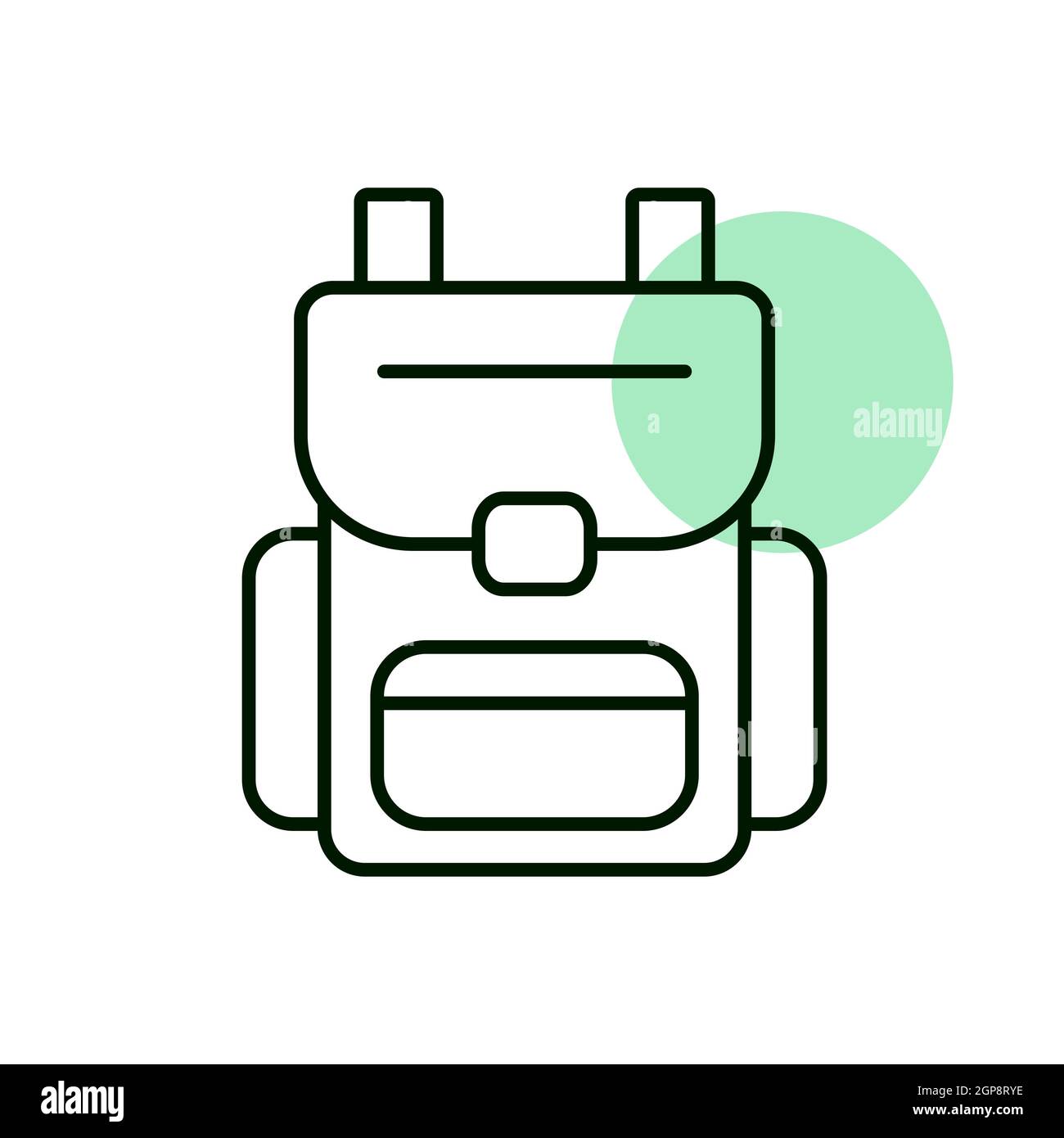 Backpacking logo hi-res stock photography and images - Alamy