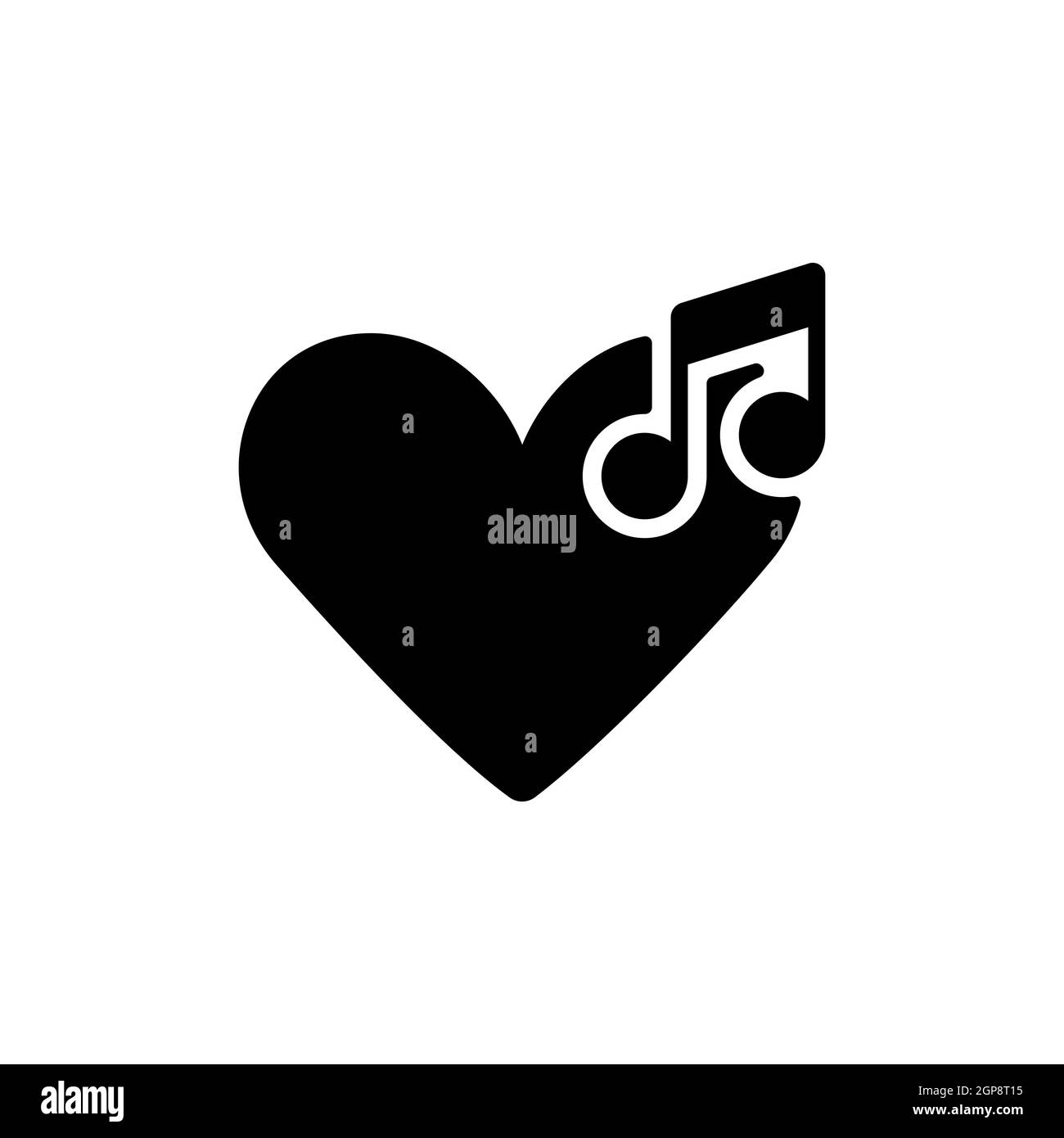 Music Heart Clipart Black And White
