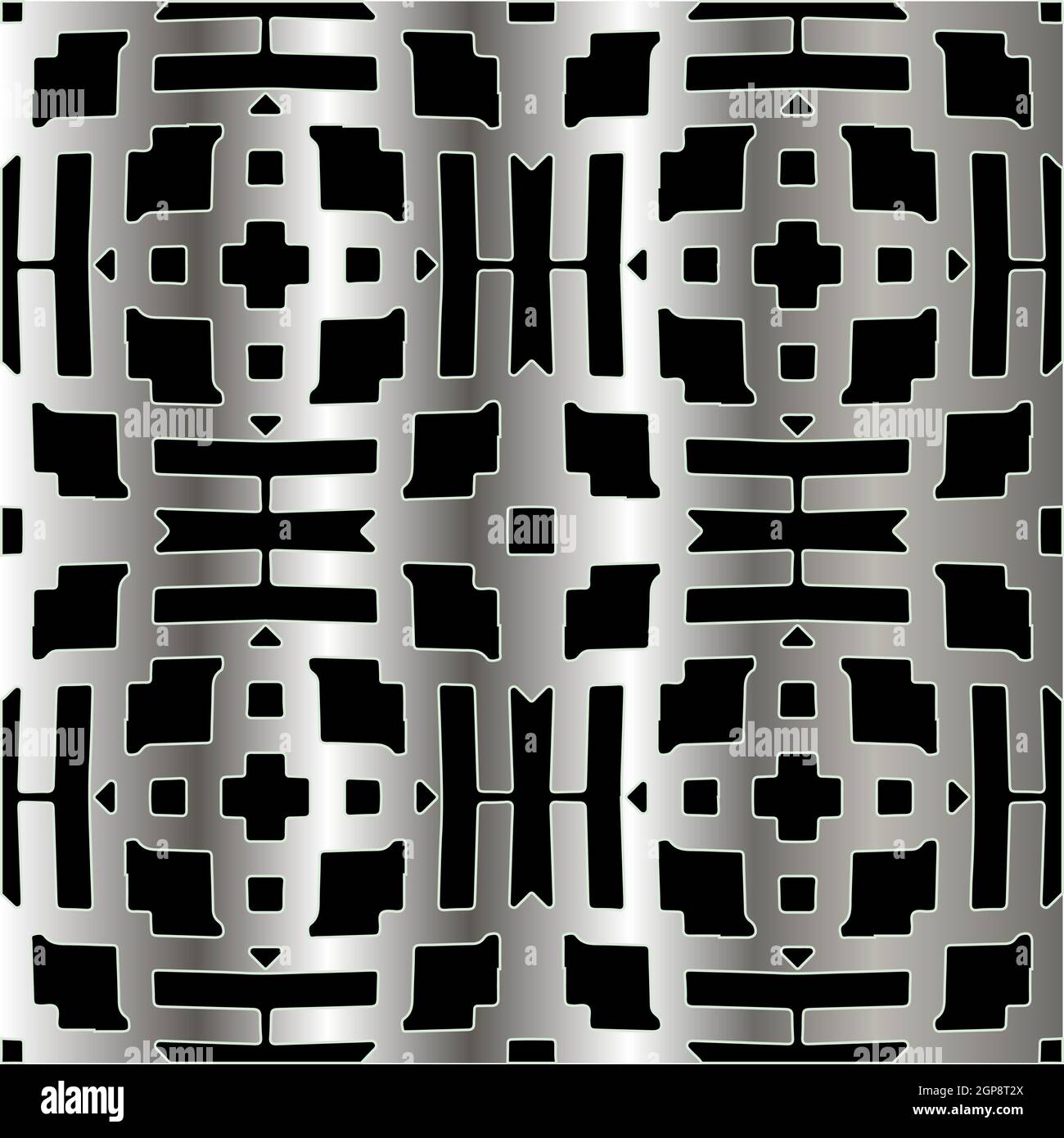 metal pattern on a black background. pattern for fabric, wallpaper ...