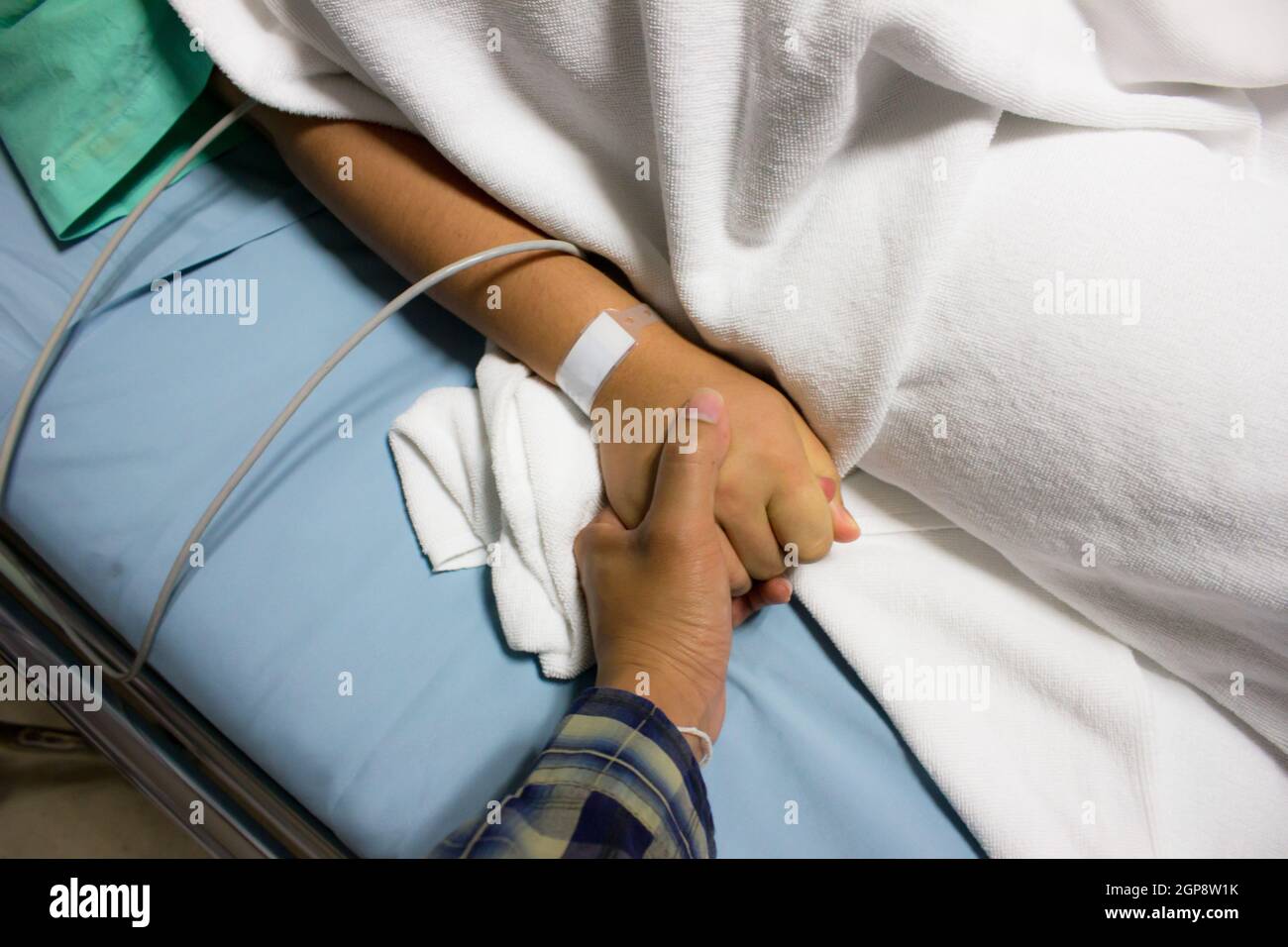 people sick in bedroom hotel Stock Photo - Alamy
