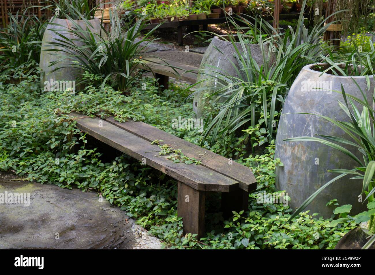 Simple resort furniture seat setting arrangement, stock photo Stock ...