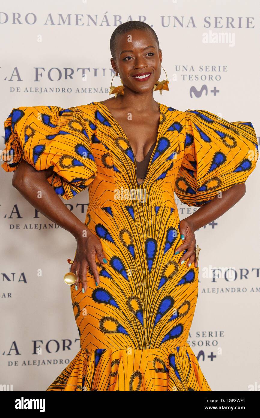 T'Nia Miller attends de la premier ‘LA FORTUNA' de alejandro amenabar ...