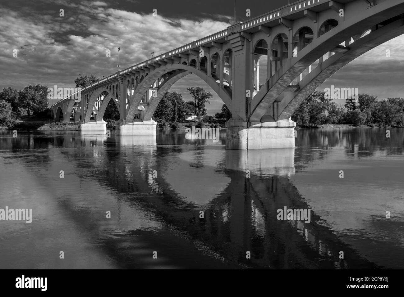 Lincoln memorial bridge Black and White Stock Photos & Images - Alamy