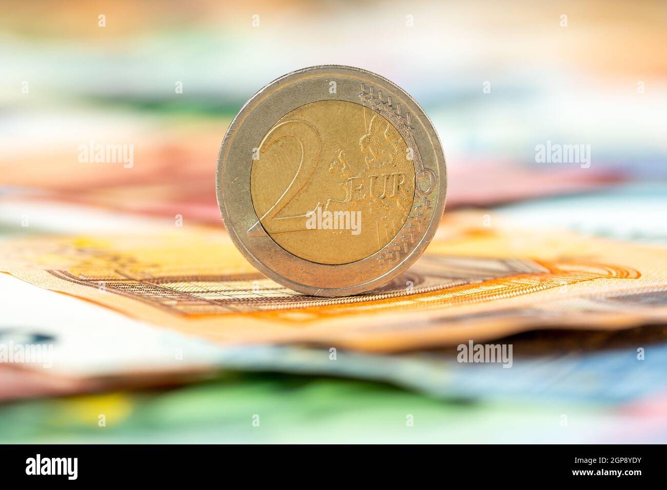 Euro coin balancing on hi-res stock photography and images - Alamy