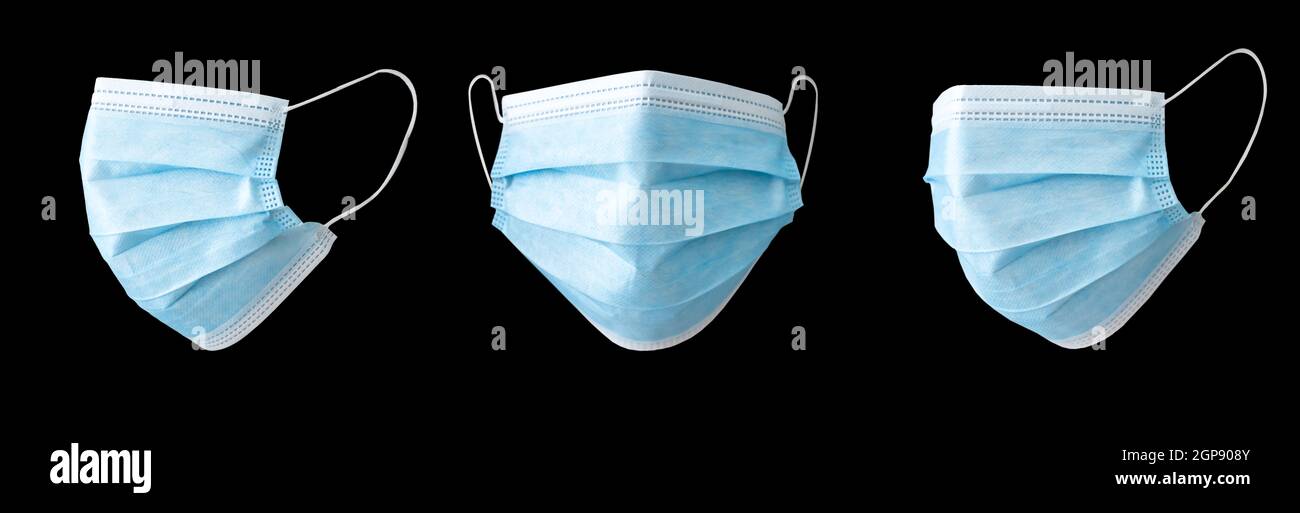 Medical Respiratory Surgical Face Mask Filter Isolated Stock Photo - Alamy