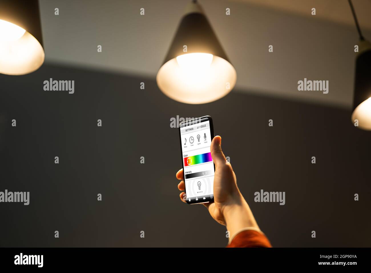 Smart light control hi-res stock photography and images - Alamy