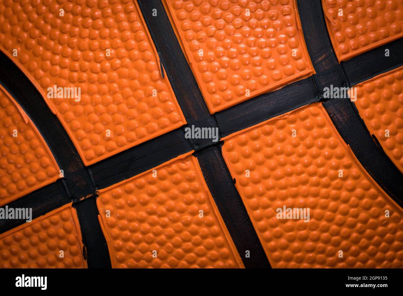 Close up of Basketball skin pattern for background and texture Stock ...