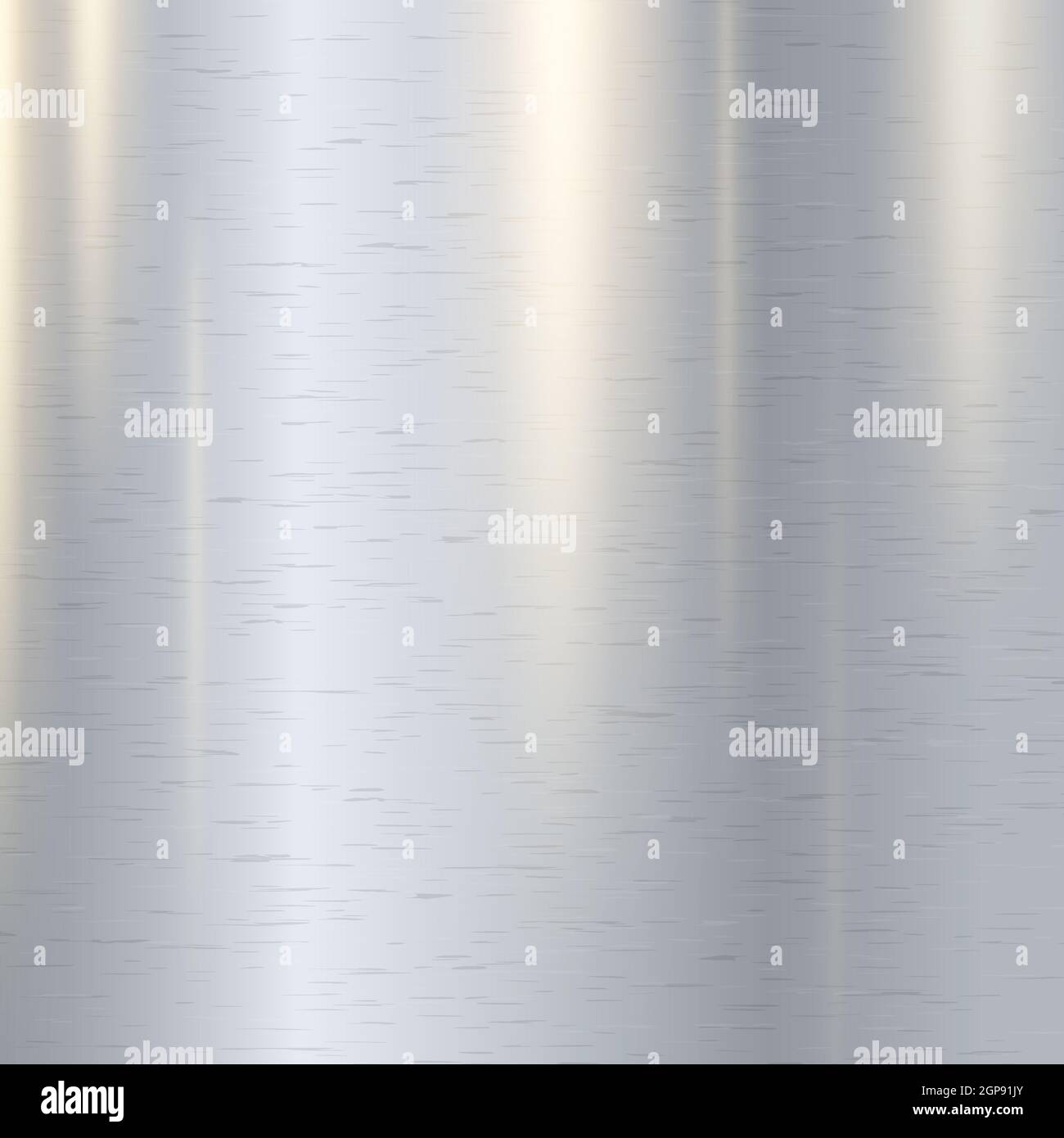 Texture panorama of silver metal with reflection - background Stock ...