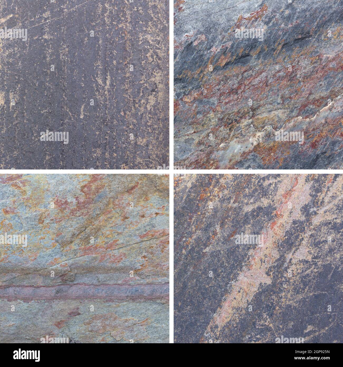 Set of textures different stone background collection Stock Photo - Alamy