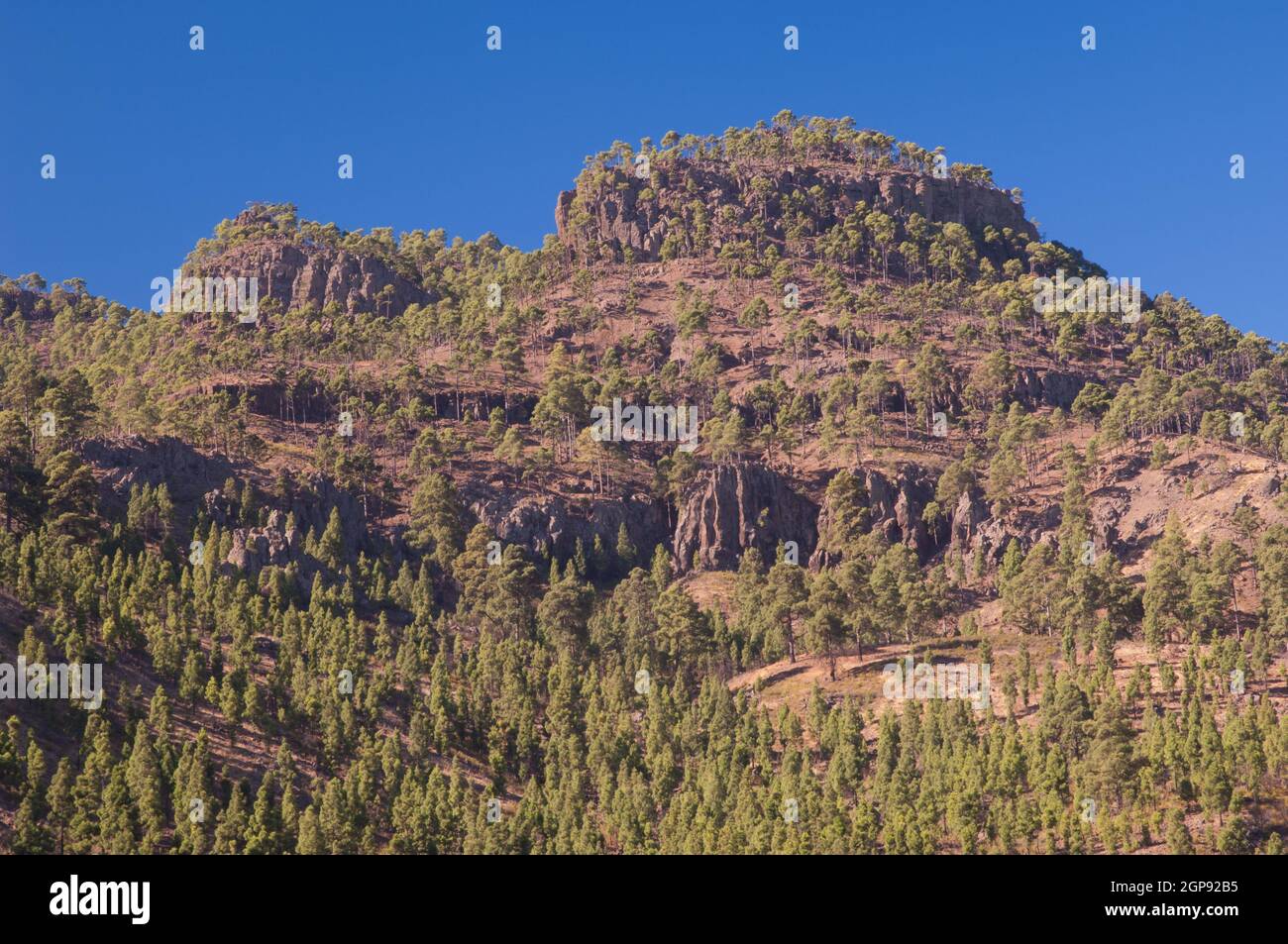 Las Brujas mountain, Integral Natural Reserve of Inagua, Gran Canaria ...