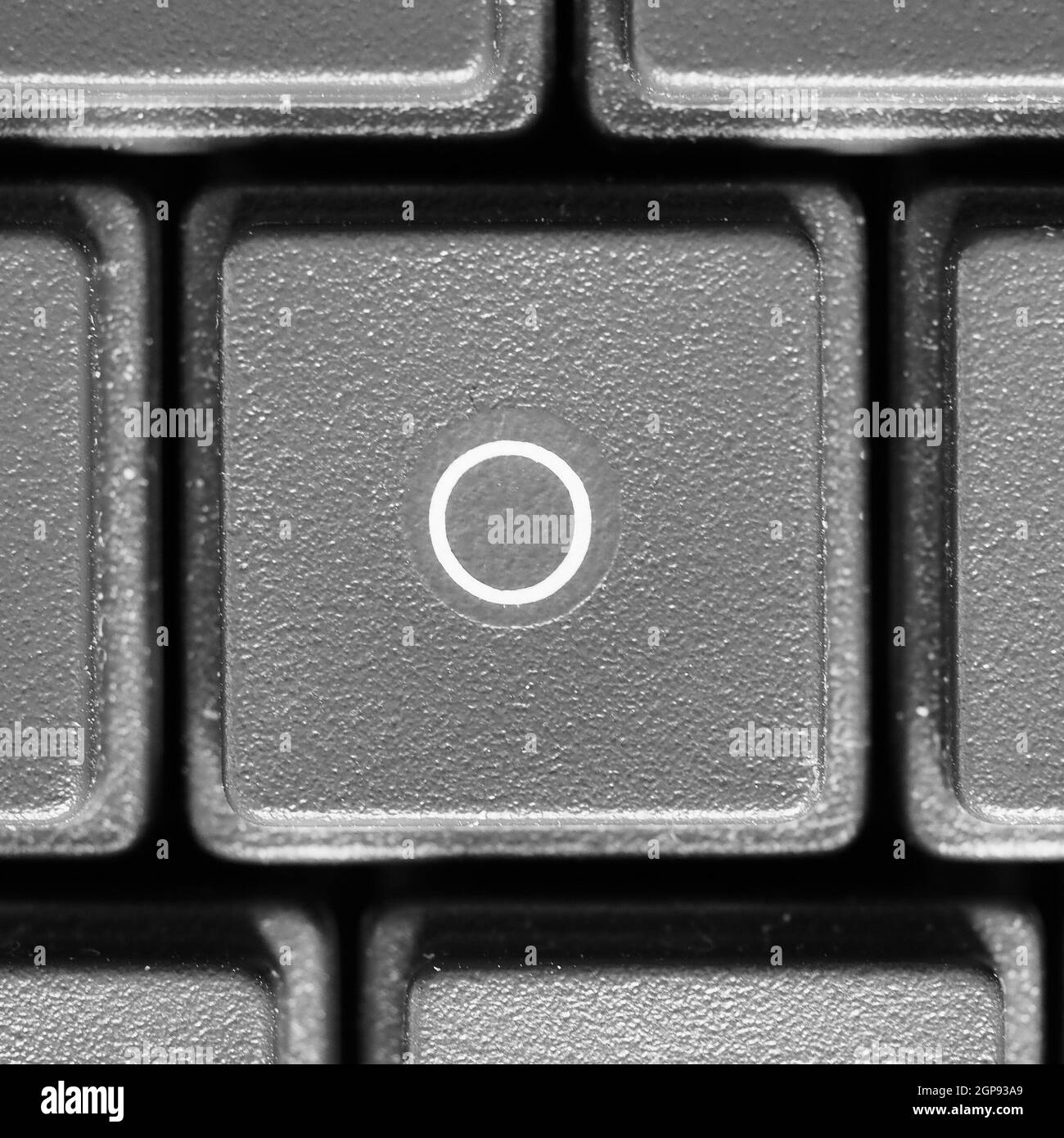 Letter O key on computer keyboard keypad Stock Photo - Alamy