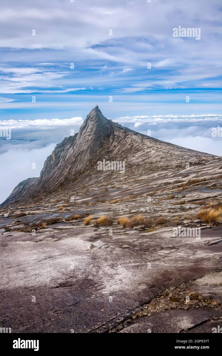 Nature landscape at the top of Mount Kinabalu in Sabah, Malaysia Stock ...