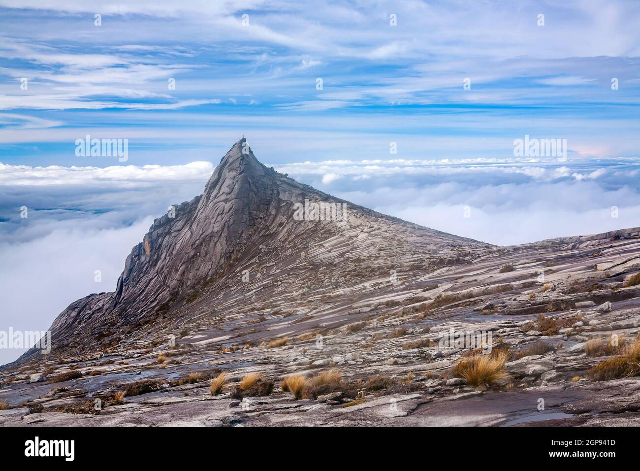Nature landscape at the top of Mount Kinabalu in Sabah, Malaysia Stock ...