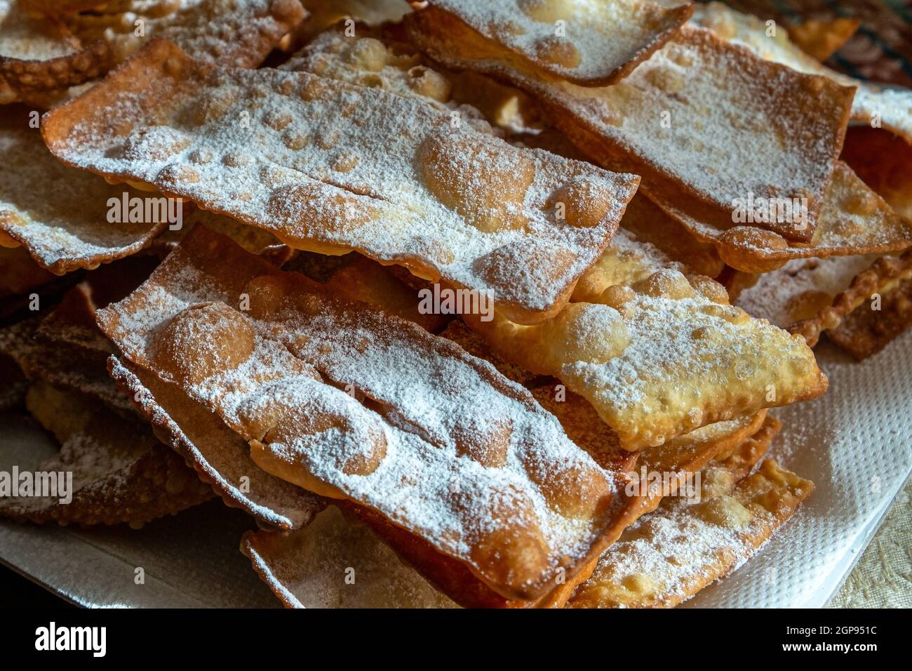 typical Sicilian dessert that is produced during the carnival Stock ...