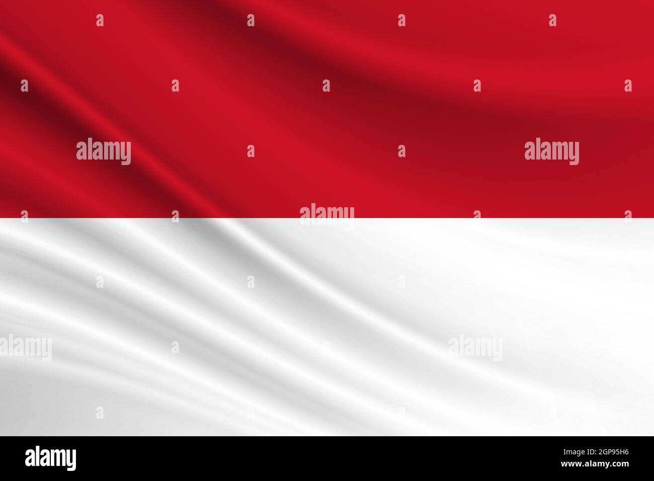 Flag of Indonesia Fabric texture of the flag of Indonesia Stock Photo ...