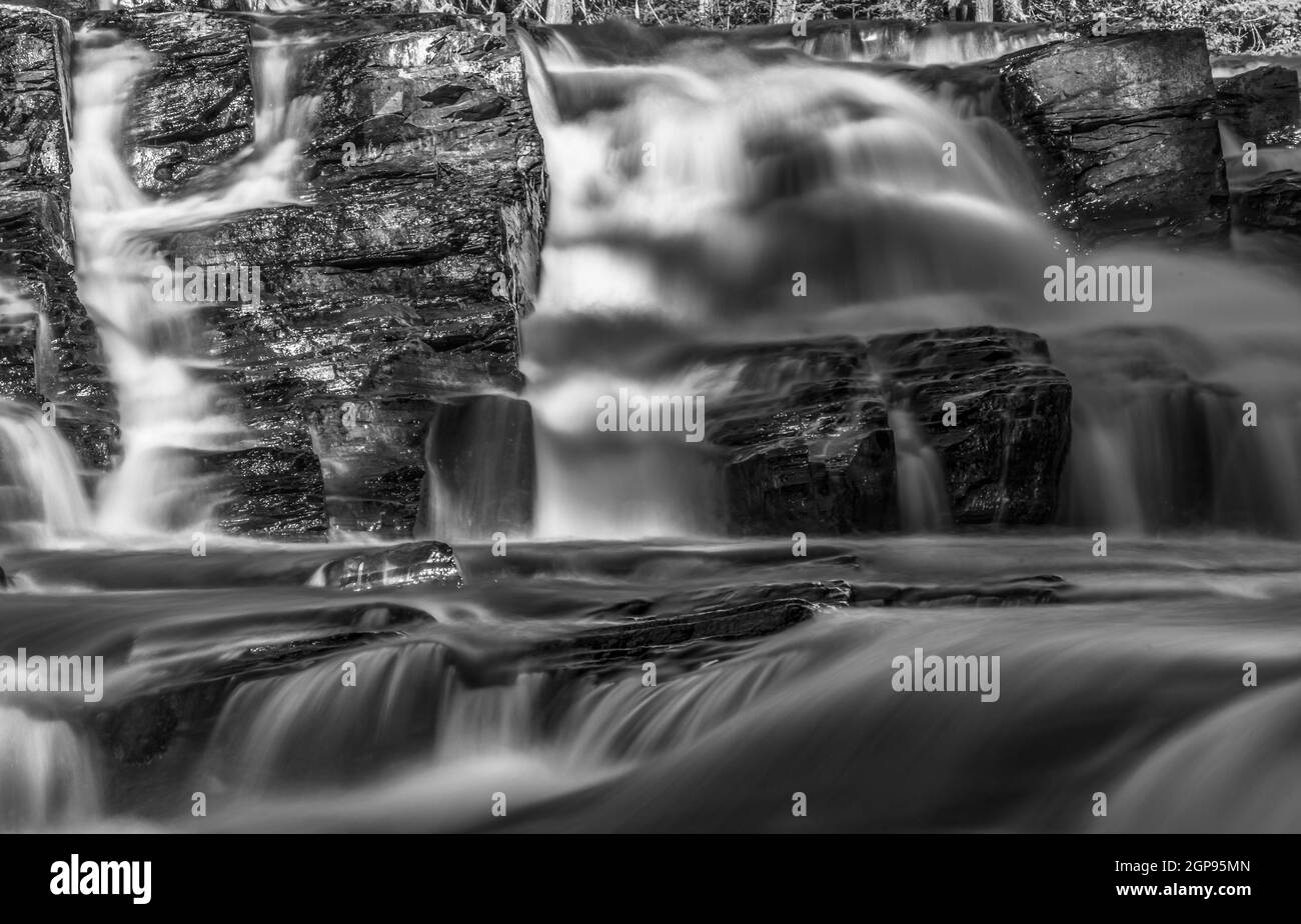 The steady roar of Sacred Dancing Cascade can be felt in this image ...